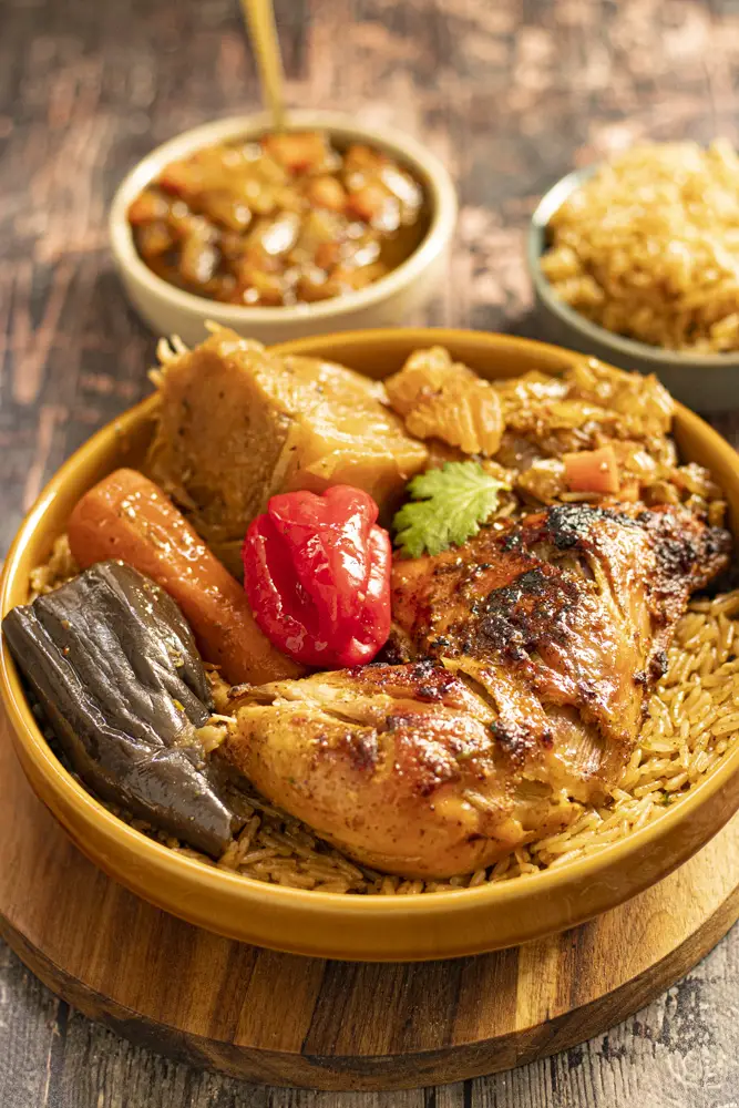 Thiebou Guinar - riz au poulet - Aistou Cuisine